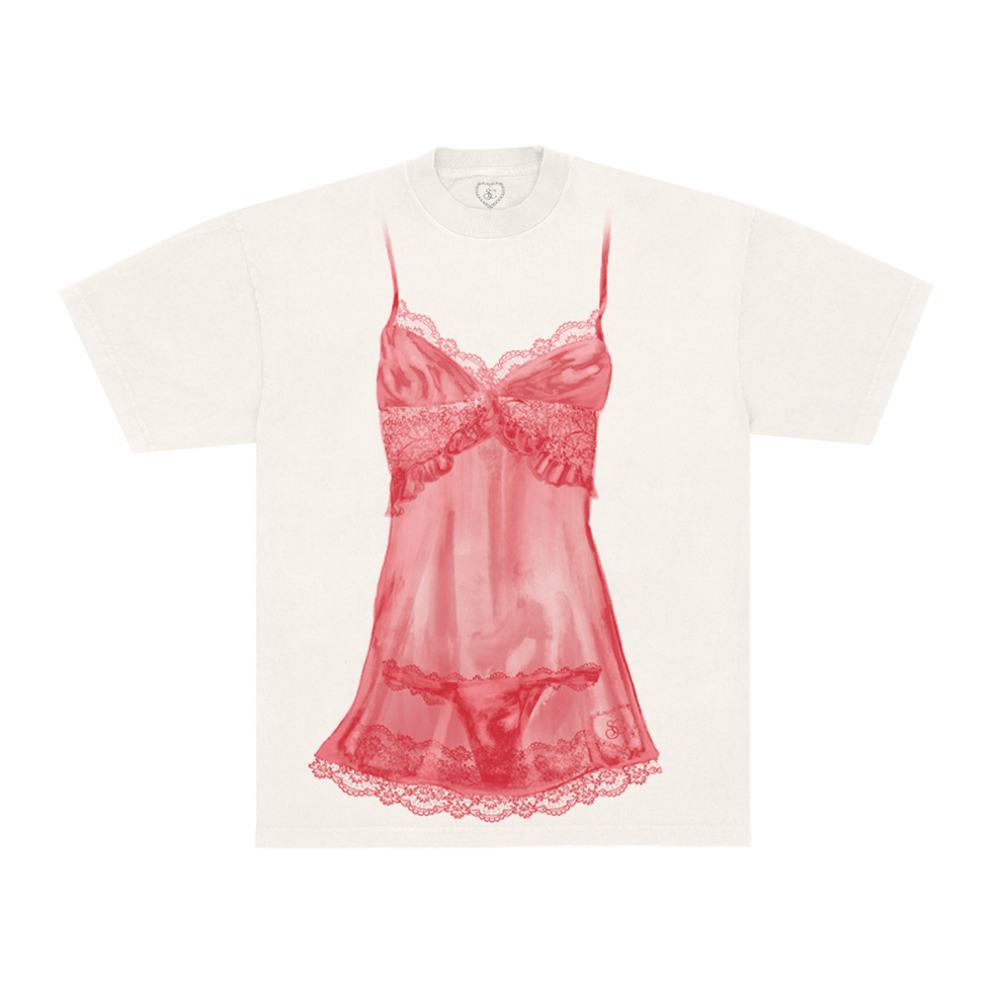 Red Lingerie Tee - Universal Music Denmark Store